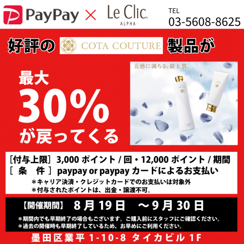 「墨田区PayPay30%還元キャンペーン」